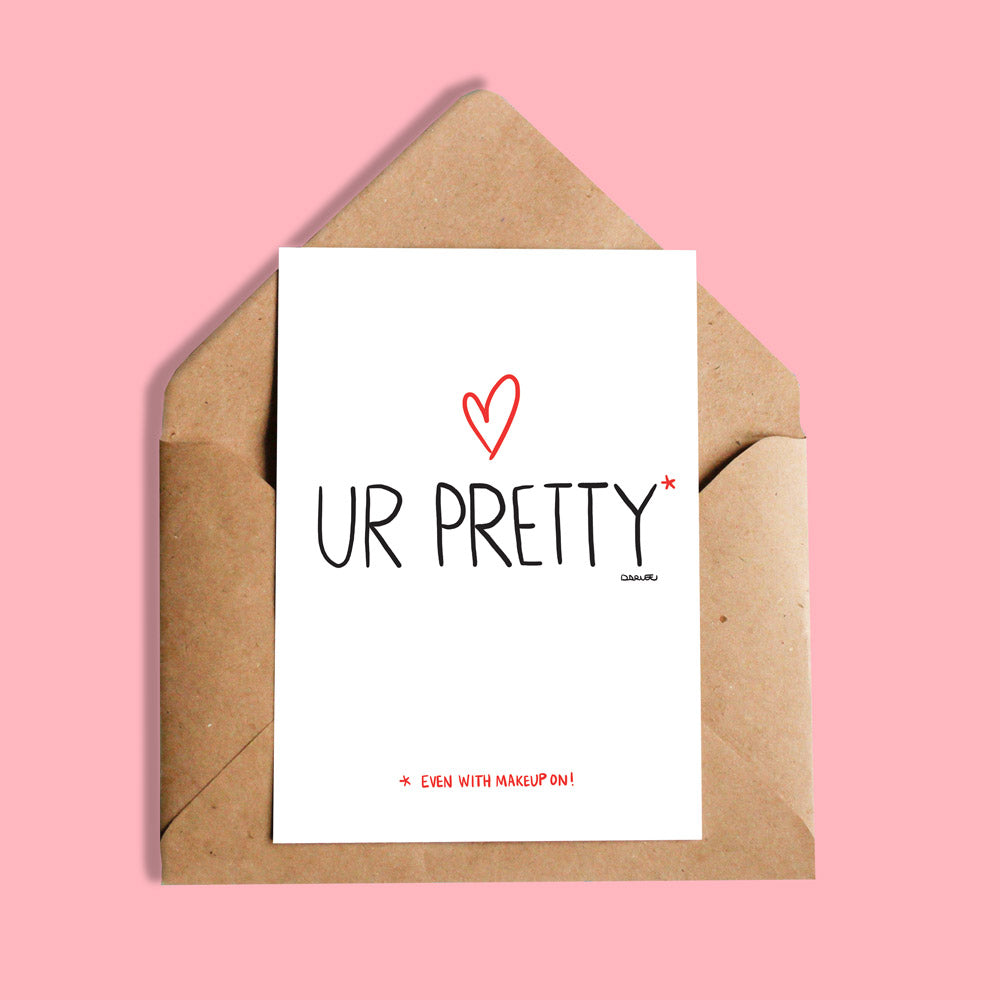 Carte | Ur pretty* Even with makeup on! – Oui Manon